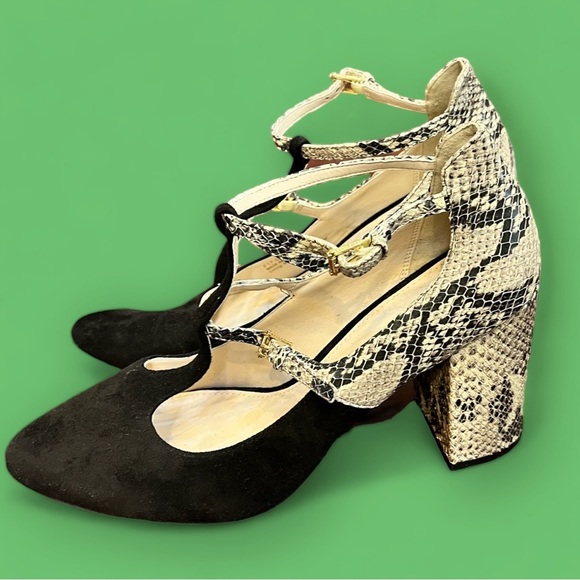 Cole Haan | Shoes | New Cole Hahn Cage Suedesnake Skin Print Leather ...